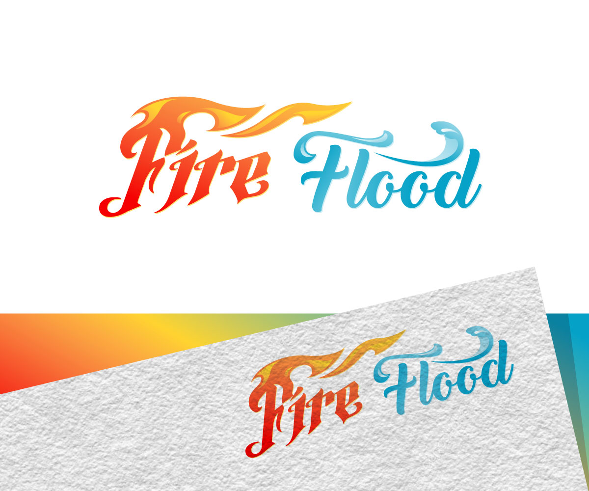 Elegant, Playful Logo Design for Fire & Flood by Jay Design | Design ...