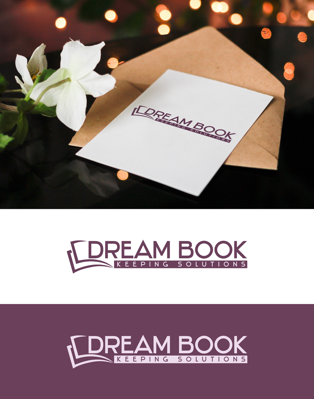 Professional, Elegant, Bookkeeper Logo Design for Dream Bookkeeping ...