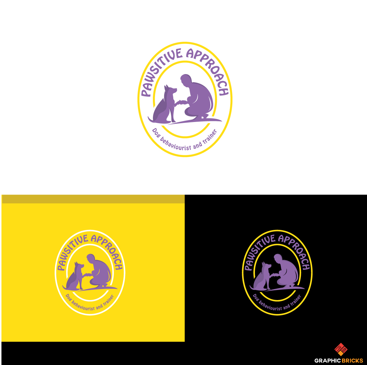 Serious, Professional Logo Design for Pawsitive Approach - Dog trainer ...