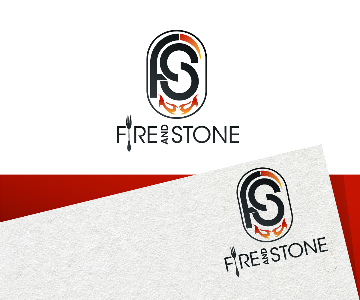 Bold, Traditional, Restaurant Logo Design for Fire and Stone by Jay ...