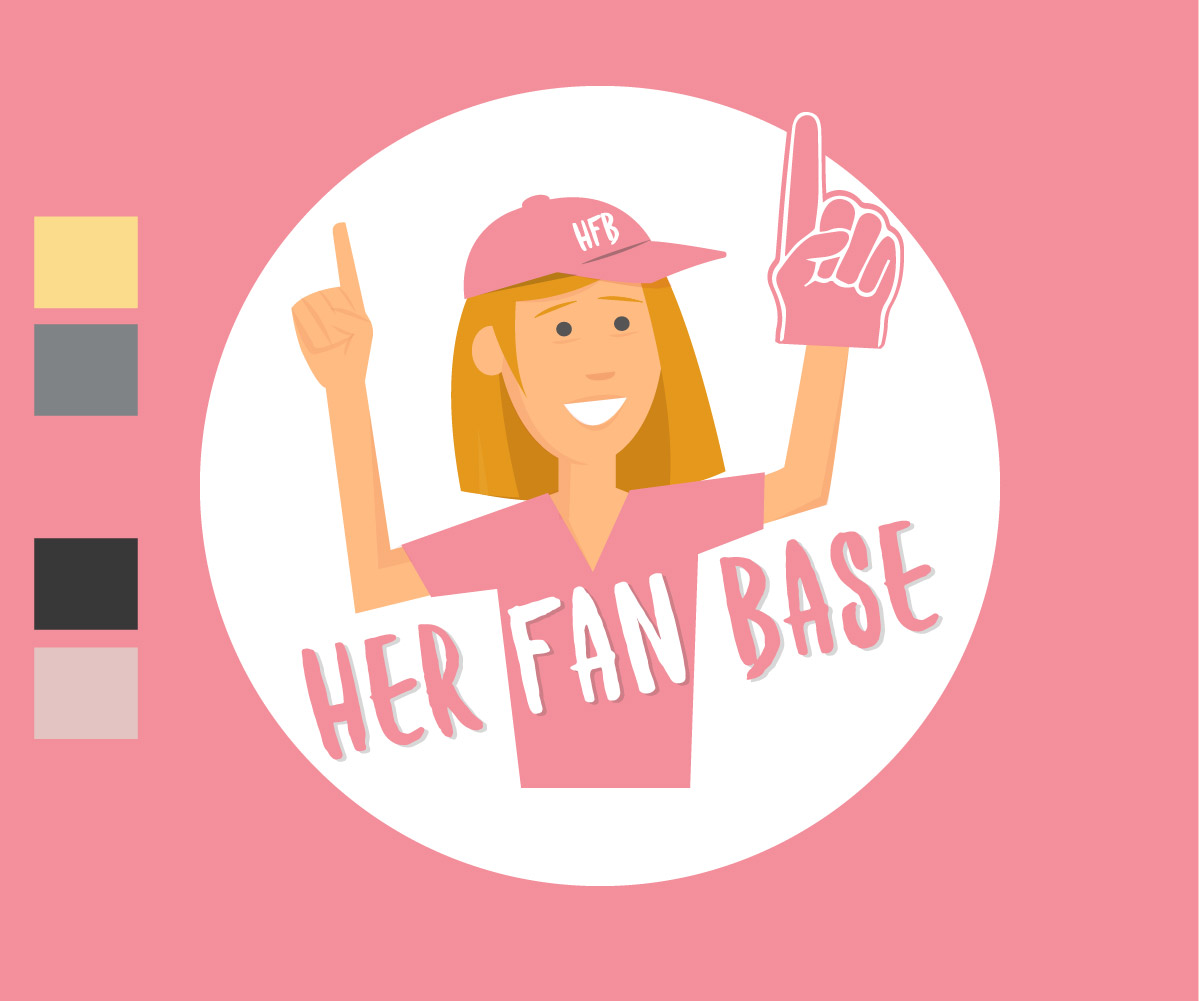Personable, Feminine Logo Design for Her Fan Base by Brewyart Creative ...