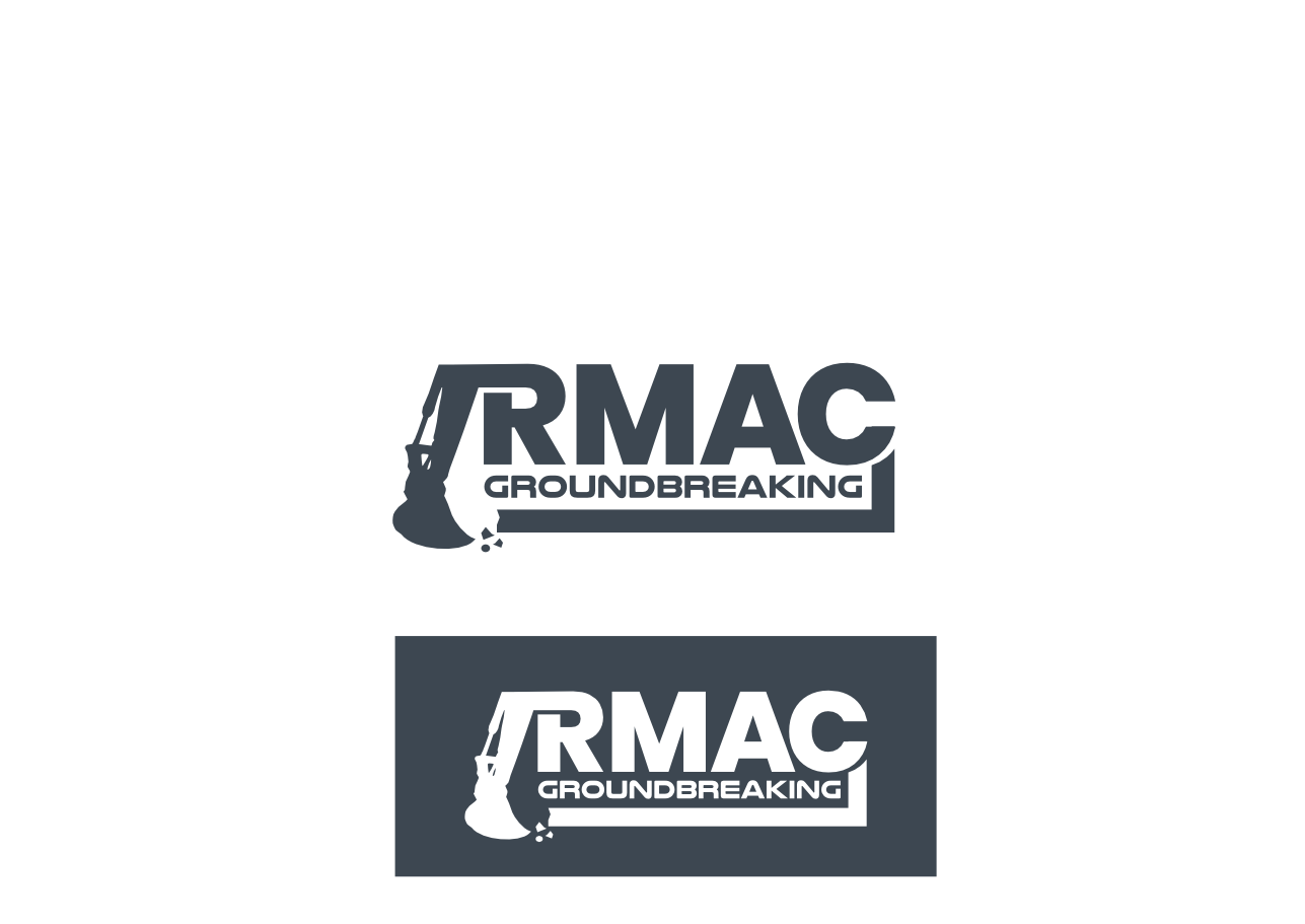 Bold, Masculine, Construction Logo Design for Rmac Groundbreaking by ...