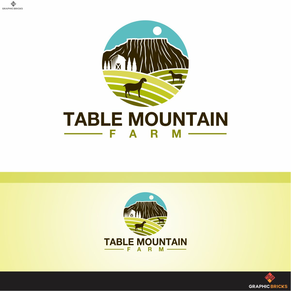Personable, Playful, Farm Logo Design for Table Mountain Farm by ...