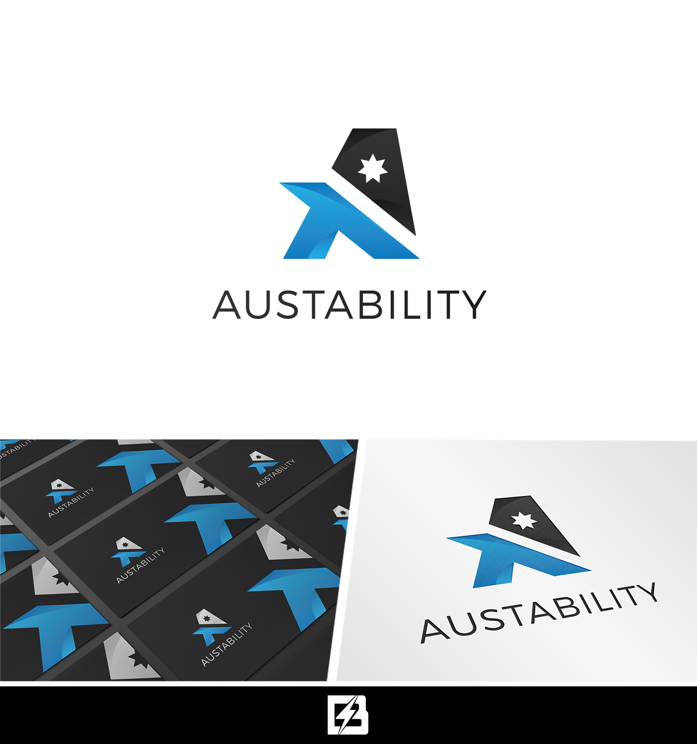 Masculine, Conservative, Security Service Logo Design for Austability ...