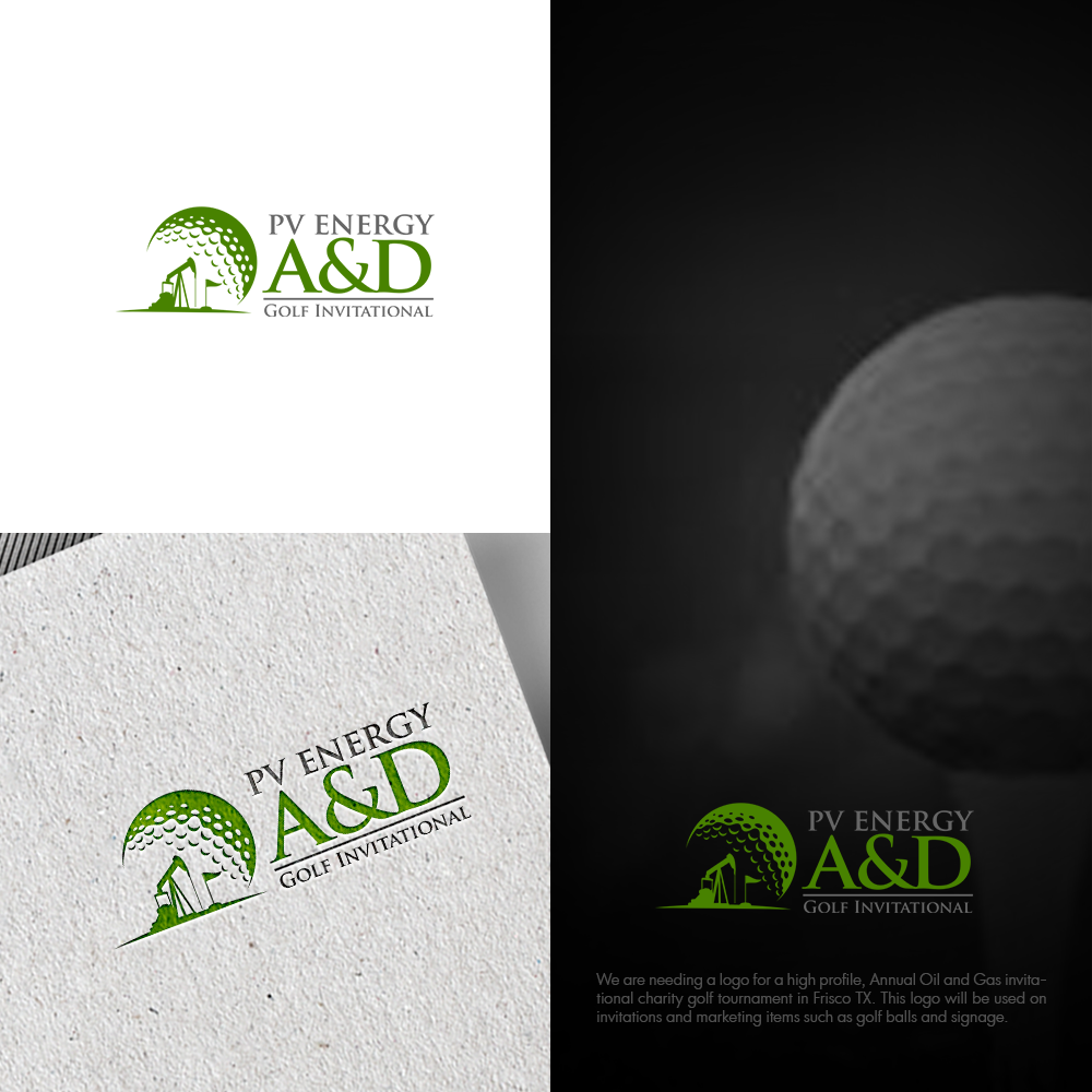 Masculine, Bold, Oil And Gas Logo Design for PV Energy A&D Golf ...