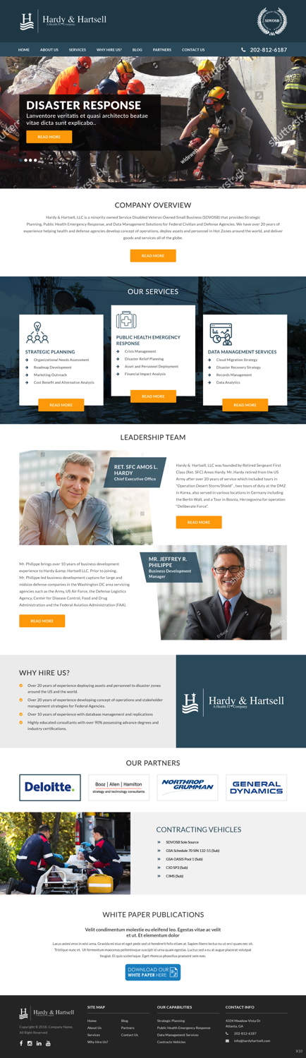 Modern, Professional Web Design job. Website brief for a company in ...