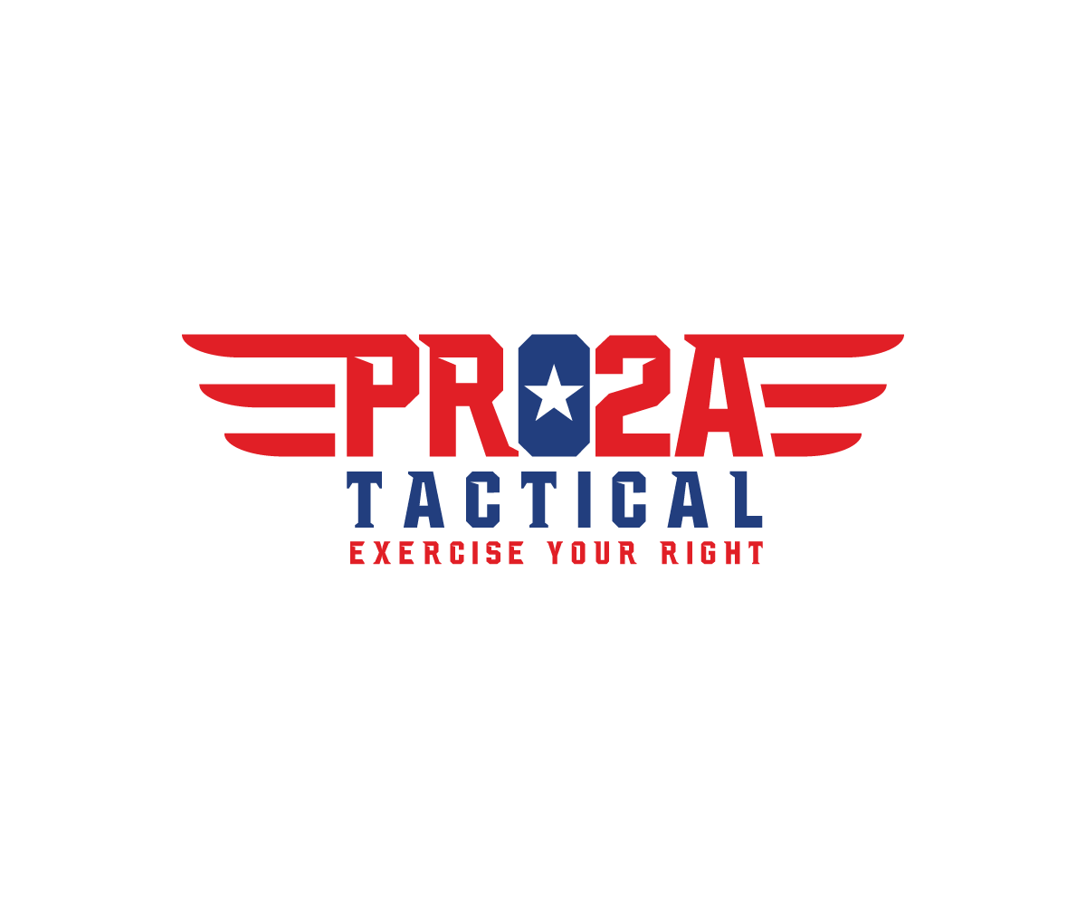 Serious, Professional, Gun Logo Design for Pro2A Tactical. Exercise ...