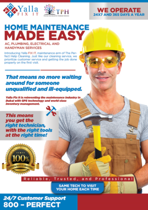 Professional, Upmarket, Property Maintenance Flyer Design for a Company by Kreative Fingers ...