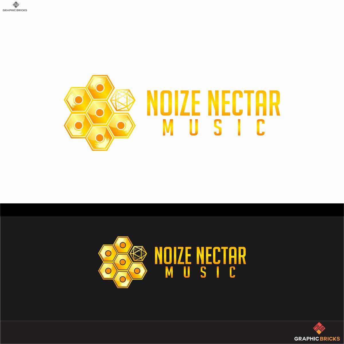 Modern, Masculine Logo Design for Noize Nectar Music by Graphic Bricks ...