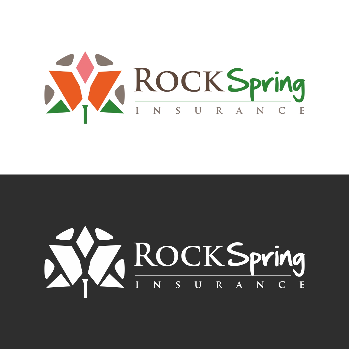 Elegant, Playful, Insurance Broker Logo Design for Rock Spring ...