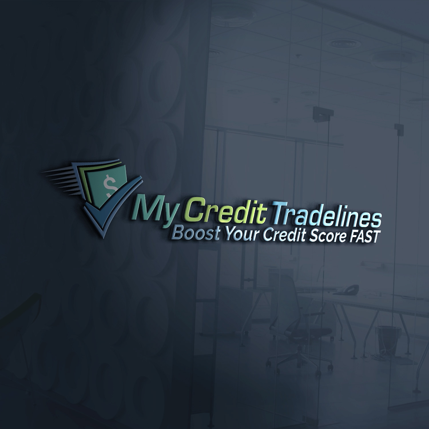 Bold, Modern Logo Design for My Credit Tradelines, Tagline: Boost Your ...