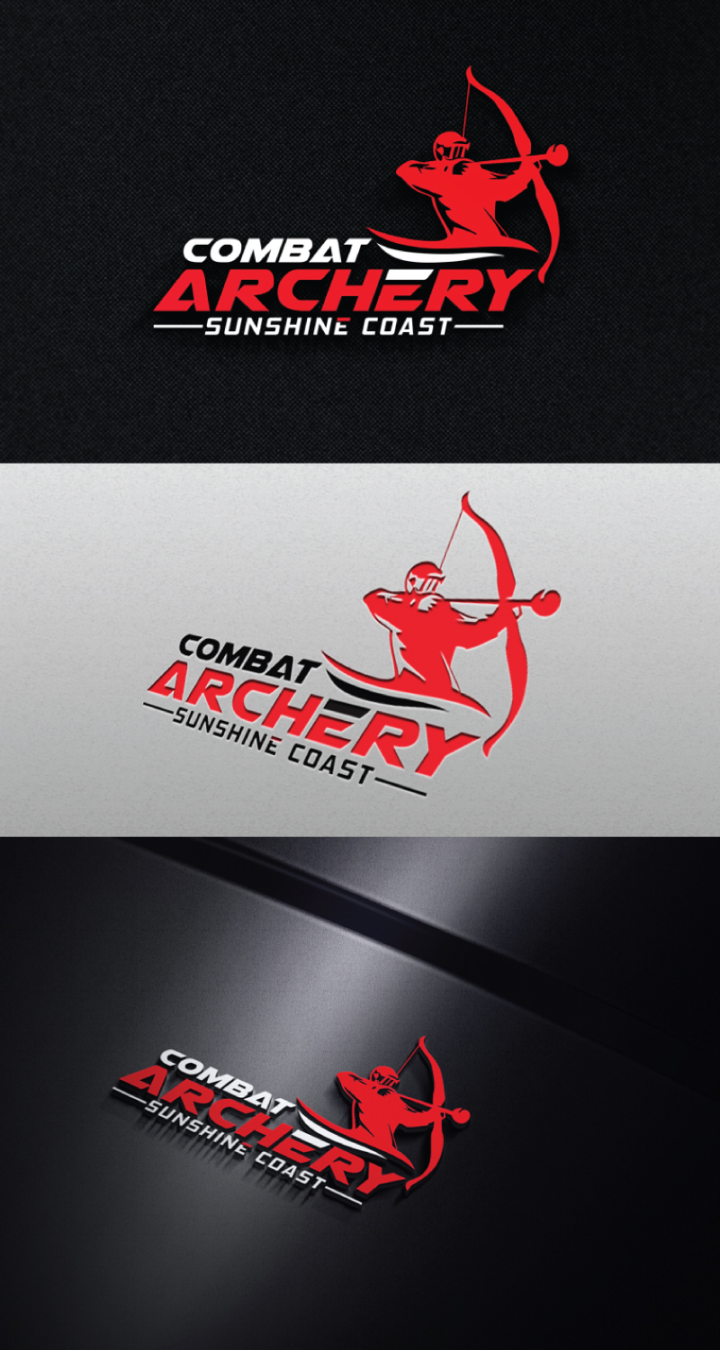 Modern, Masculine Logo Design for Combat Archery Sunshine Coast by ...