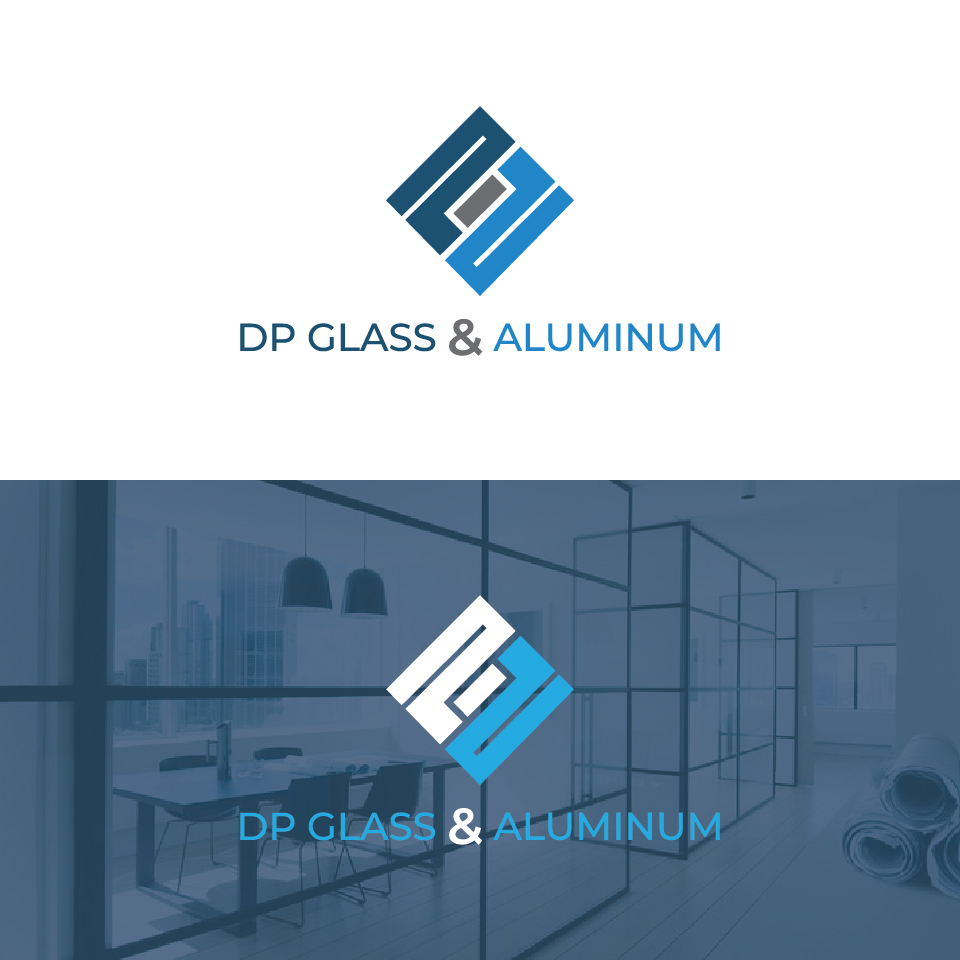 Serious, Modern, Construction Company Logo Design for DP Glass and ...