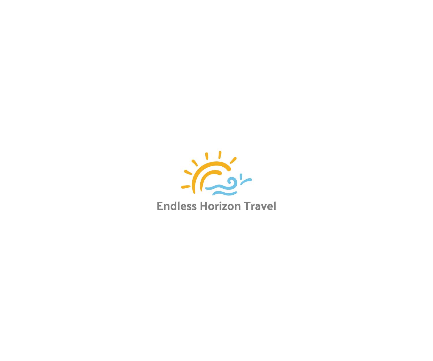 Bold, Colorful, Travel Logo Design for Endless Horizon Travel by Seema ...