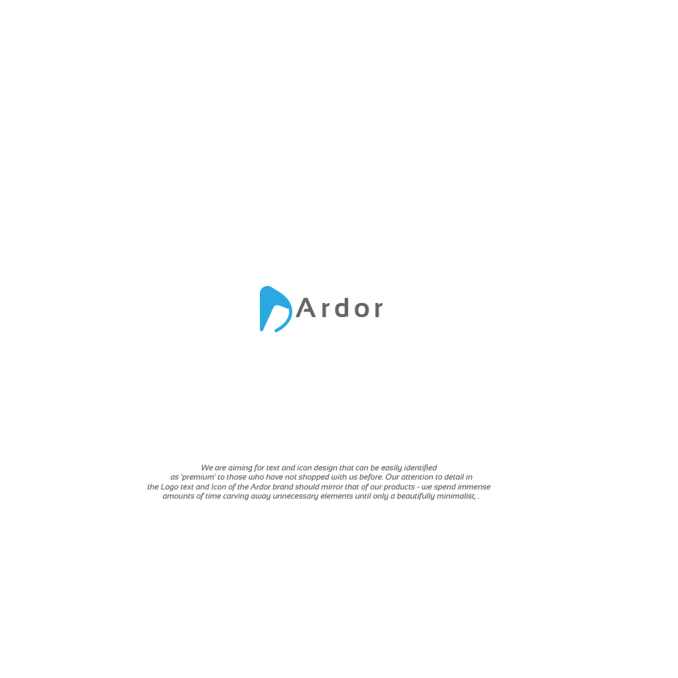 Upmarket, Bold, Clothing Logo Design for Ardor by Ui Sohal | Design ...