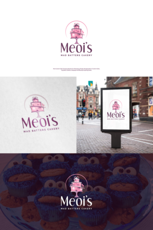 "Meoi's Mad Batters Cakery" Logo Design for a Custom Cake Shop | 116 ...