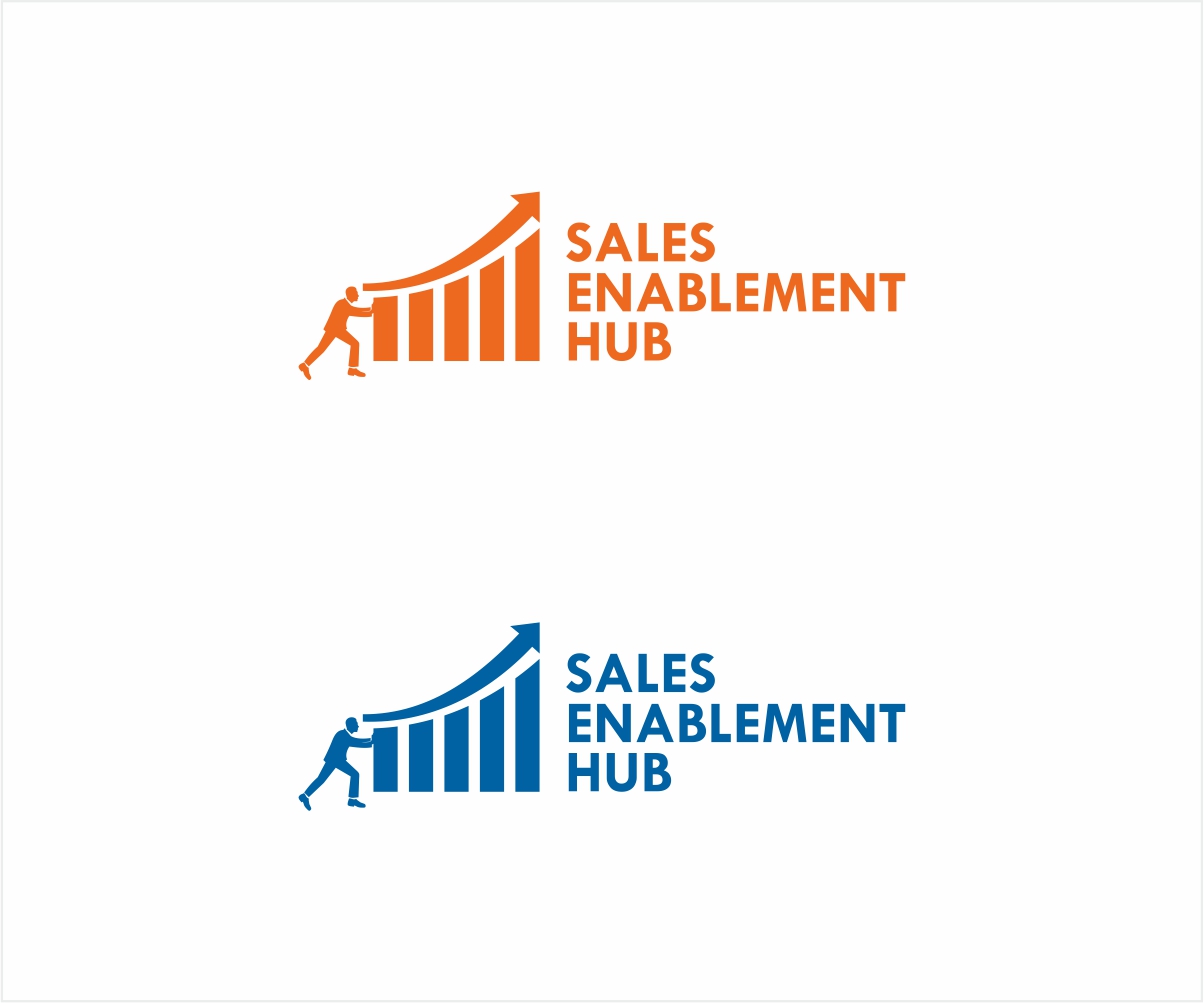 Professional, Upmarket, Sales Logo Design for Sales Enablement Hub by ...