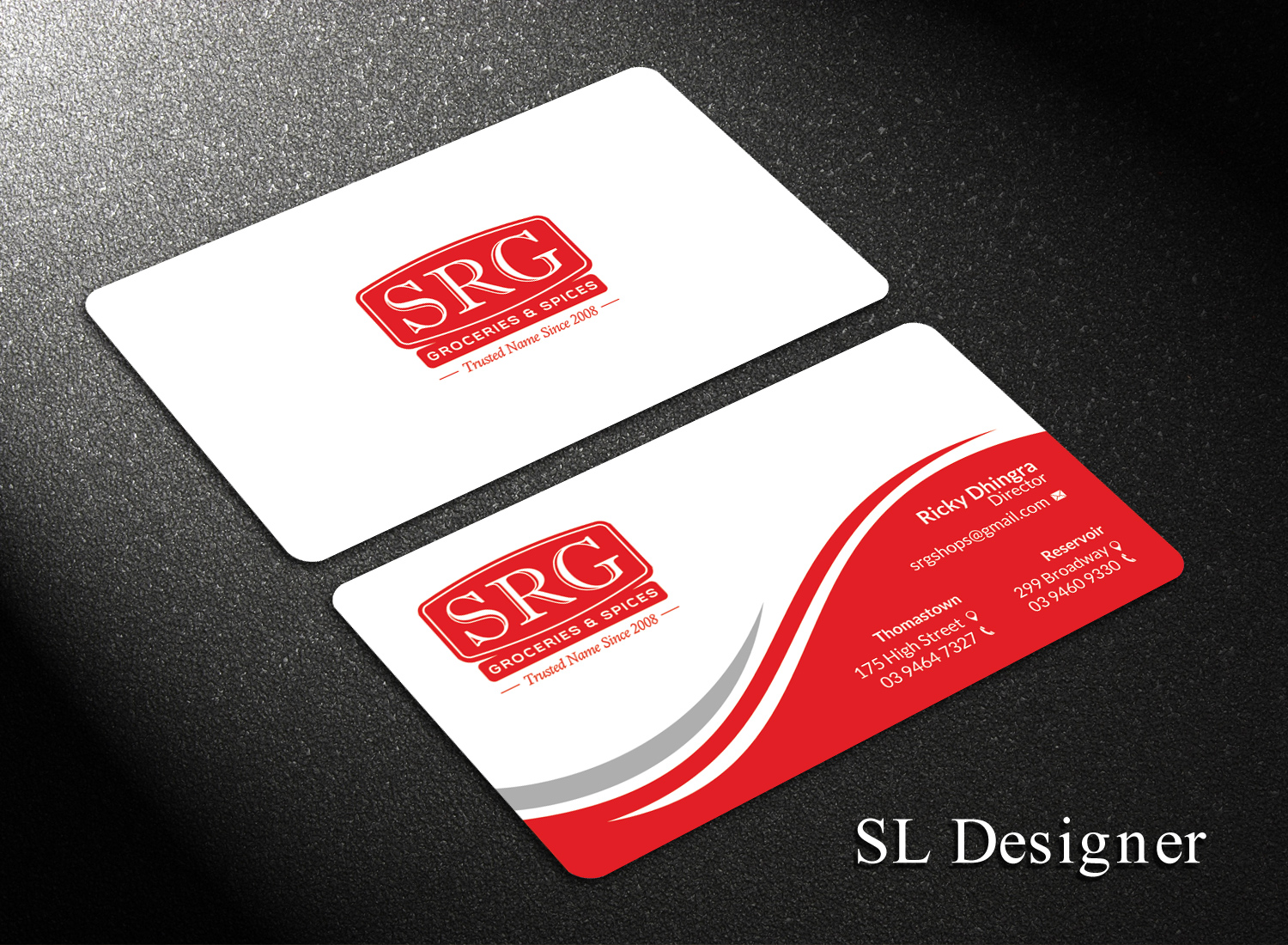 Elegant, Playful, Grocery Store Business Card Design for a Company by ...