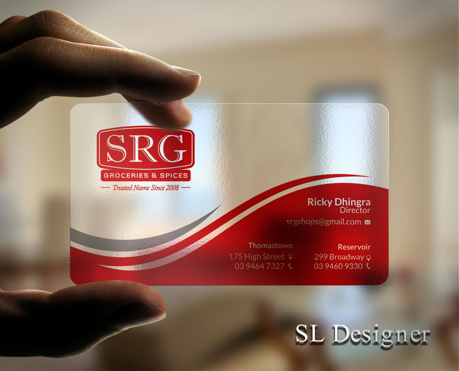 Elegant, Playful, Grocery Store Business Card Design for a Company by ...