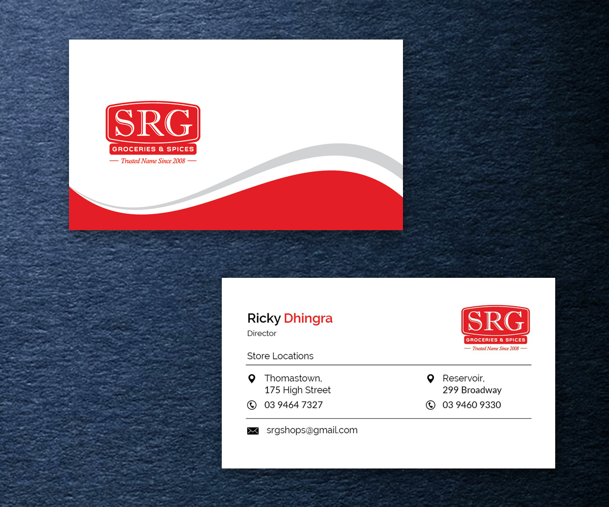 Elegant, Playful, Grocery Store Business Card Design for a Company by ...