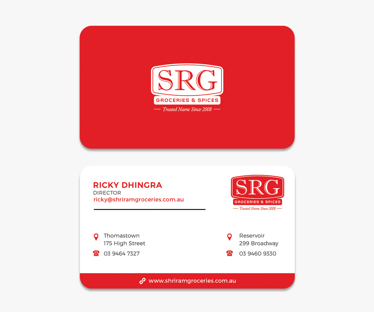 Elegant, Playful, Grocery Store Business Card Design for a Company by ...