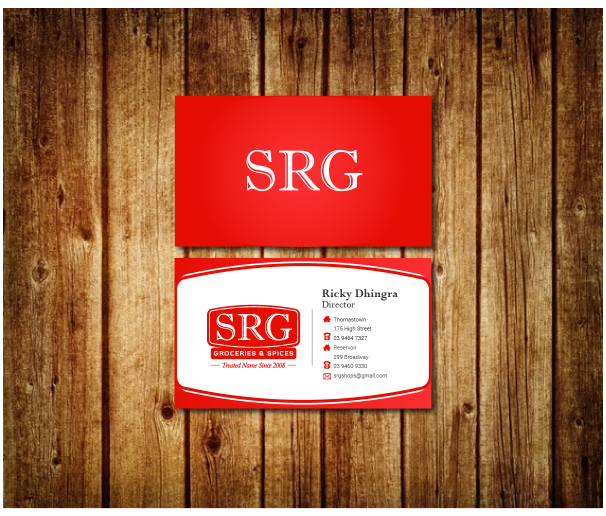 Elegant, Playful, Grocery Store Business Card Design for a Company by ...