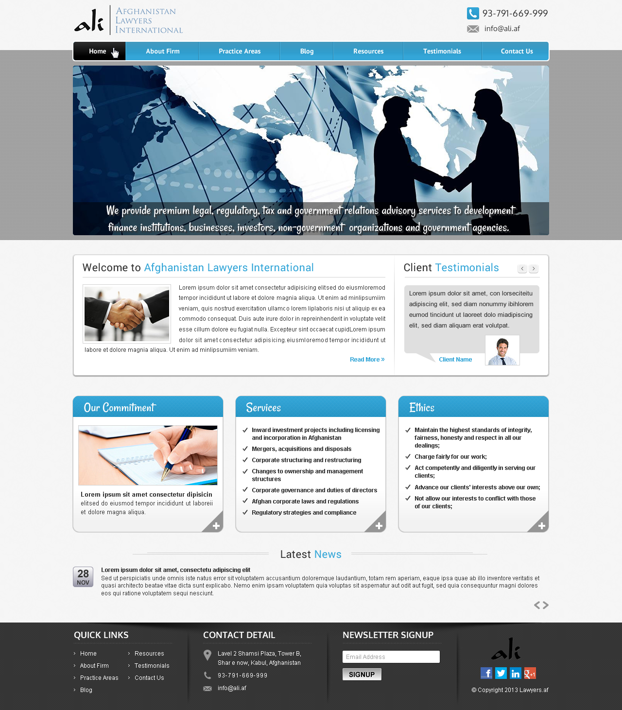 Elegant, Serious, Government Web Design for a Company by Sbss | Design ...
