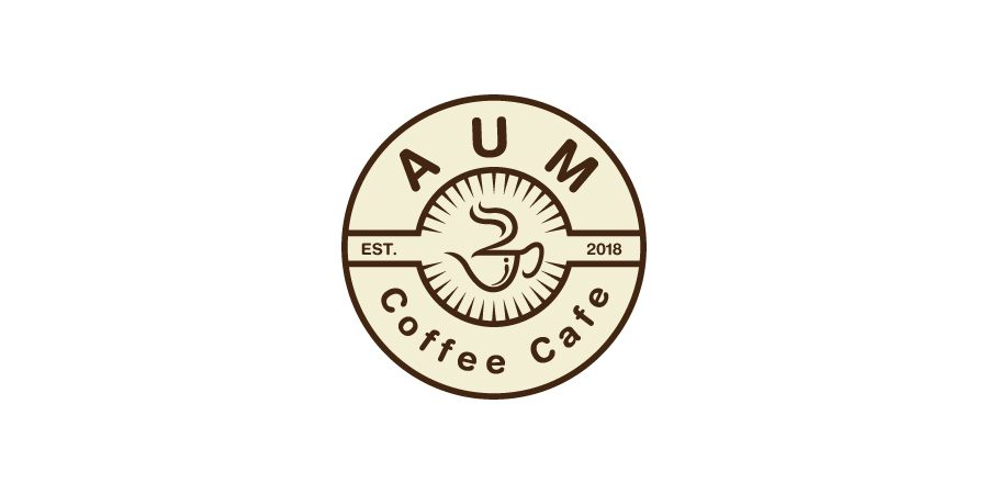 Elegant, Playful Logo Design for Aum Cafe or Cafe Aum or Om Cafe or ...