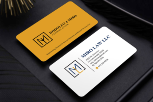 Business Card Miro Law llc examples and ideas are attached. | 51 ...