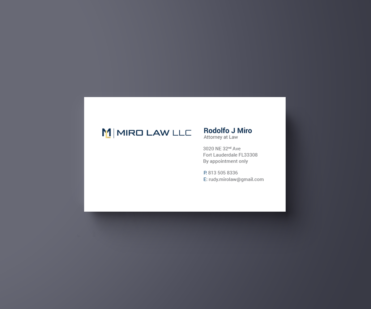 Business Card Design for javier10 by Right_D | Design #18548500