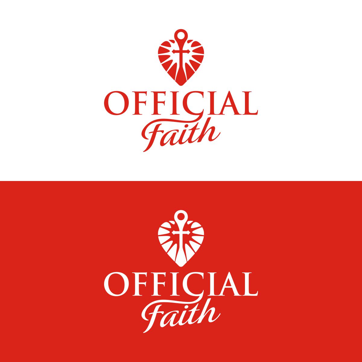 Bold, Serious Logo Design for Official Faith by Kreative Fingers ...