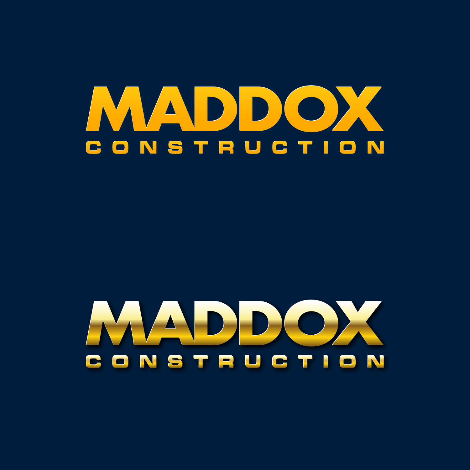 Upmarket, Serious, Construction Logo Design for Maddox Construction by ...