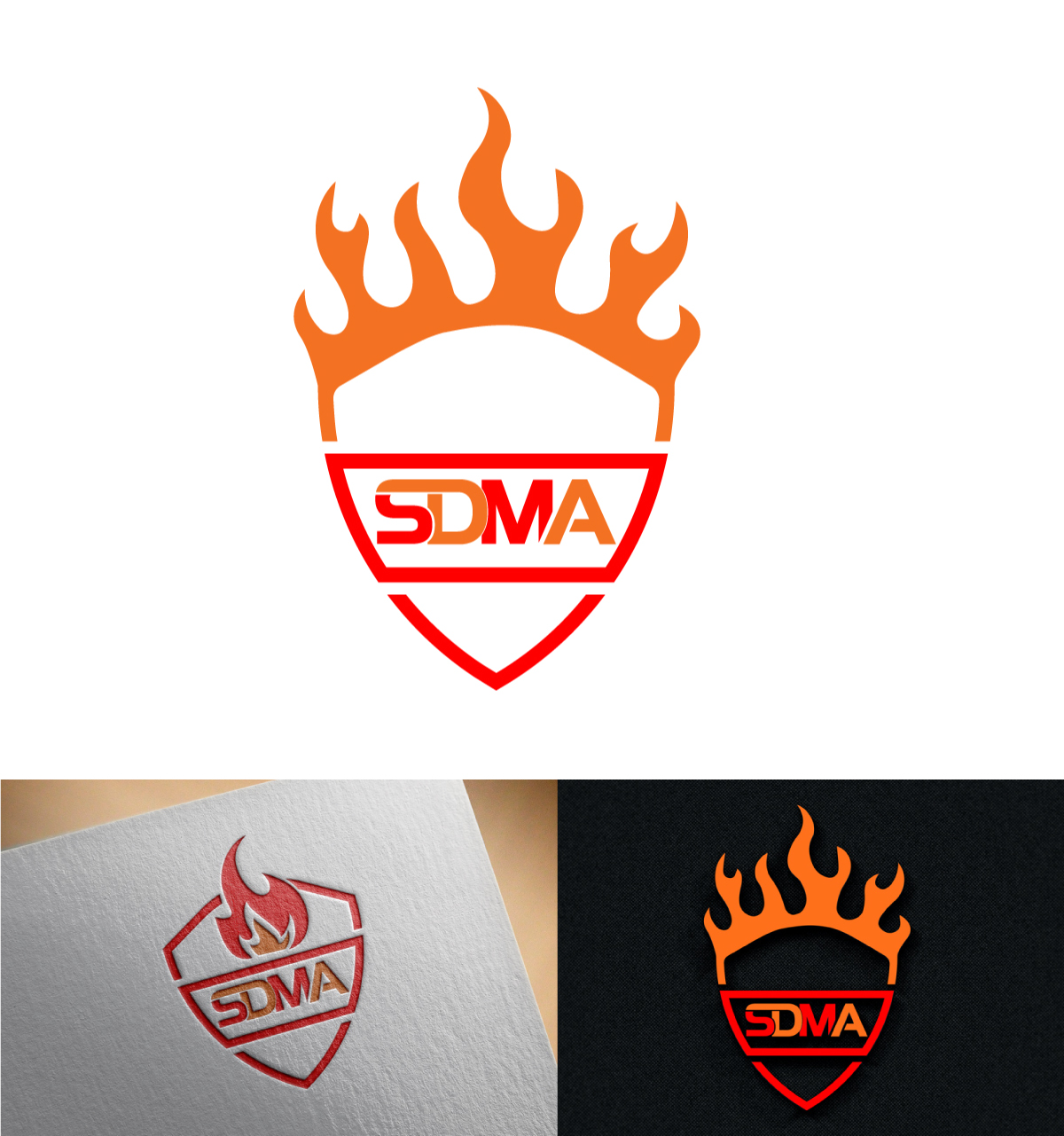 Bold, Masculine Logo Design for SDMA by imyounuspathan 2 | Design #18558068