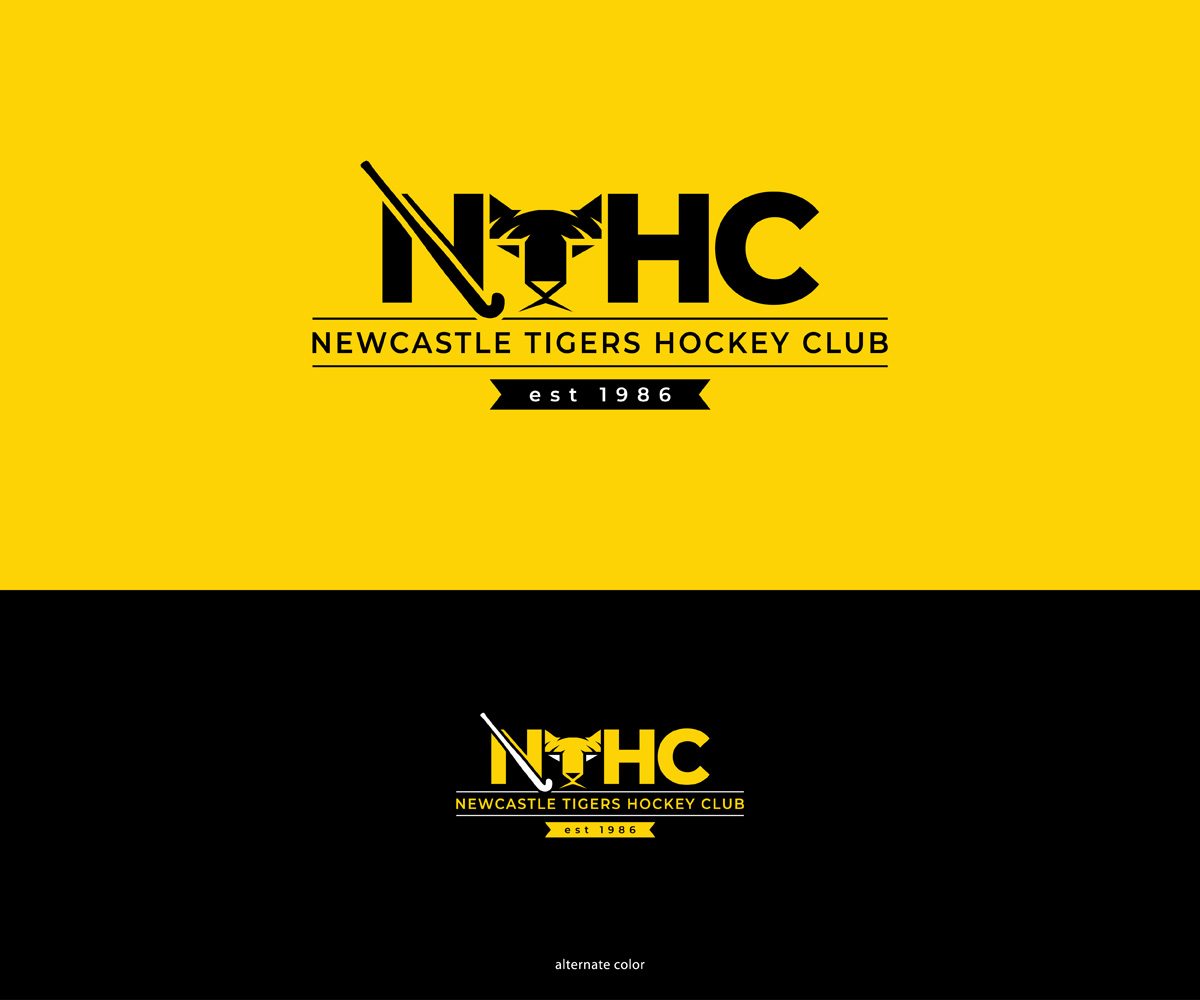 Bold, Modern, Club Logo Design for NEWCASTLE TIGERS HOCKEY CLUB est ...