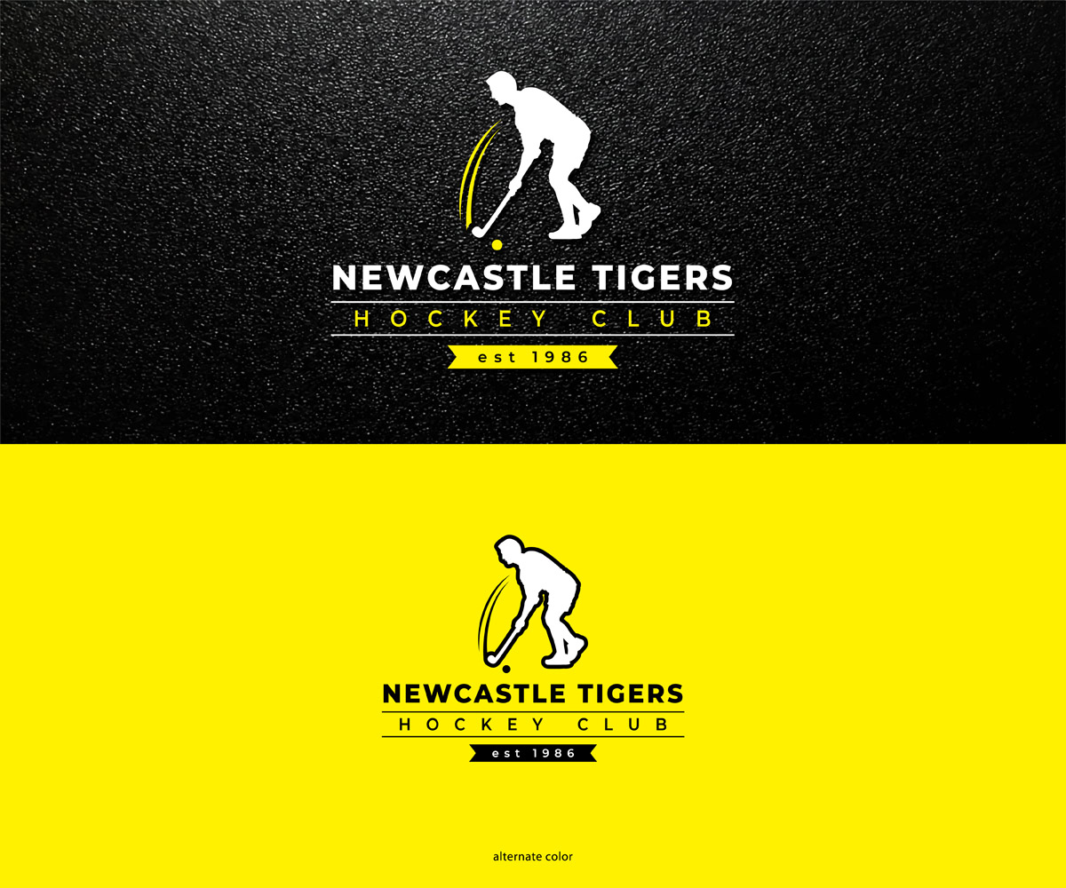Bold, Modern, Club Logo Design for NEWCASTLE TIGERS HOCKEY CLUB est ...