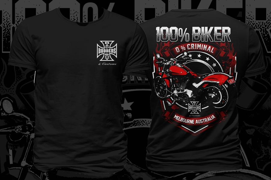 Bold, Serious T-shirt Design for Custom Bike Shop by Bayu_susilo ...