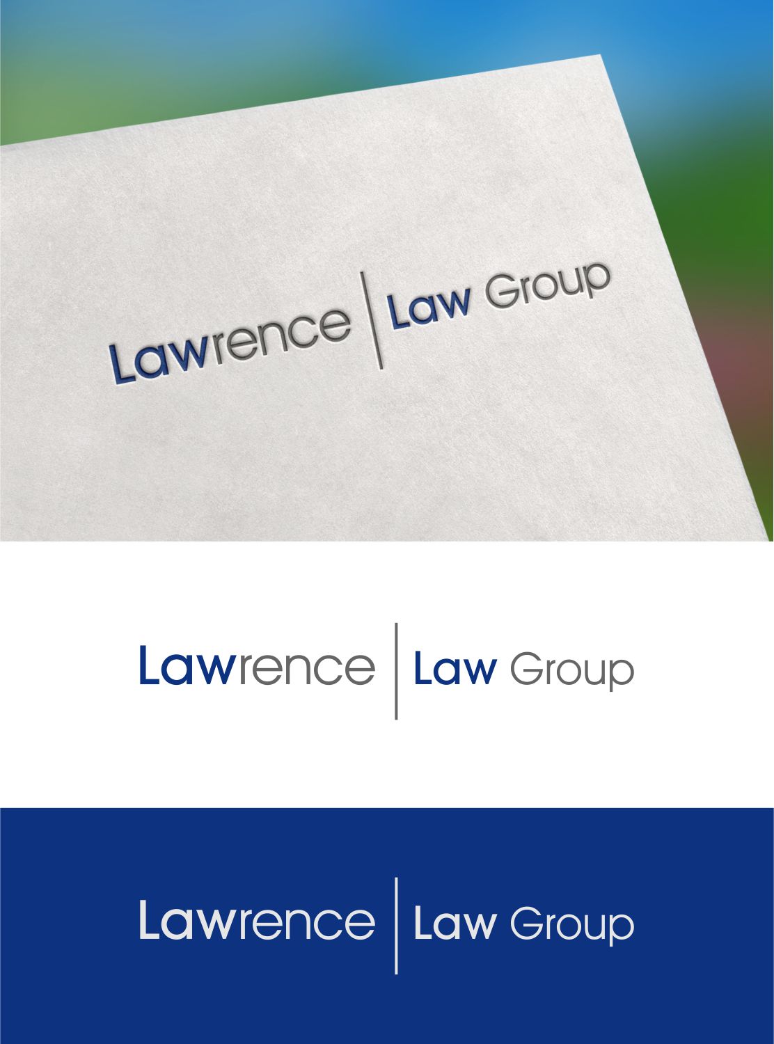 Logo Design for Lawrence Law Group by Kreative Creation | Design #18578587