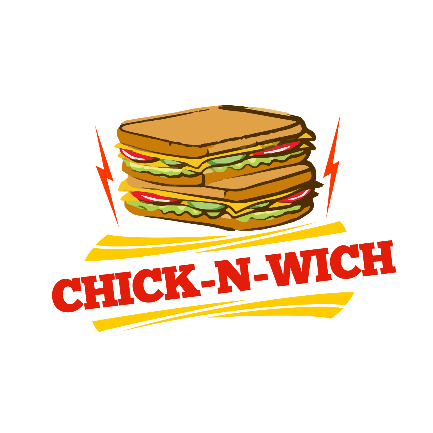 Modern, Elegant Logo Design for Chick n' Wich or Chick-n-Wich by veeBC ...