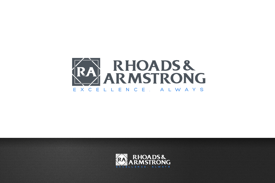 Serious, Upmarket Logo Design for Rhoads & Armstrong, PLLC by jaime.sp ...