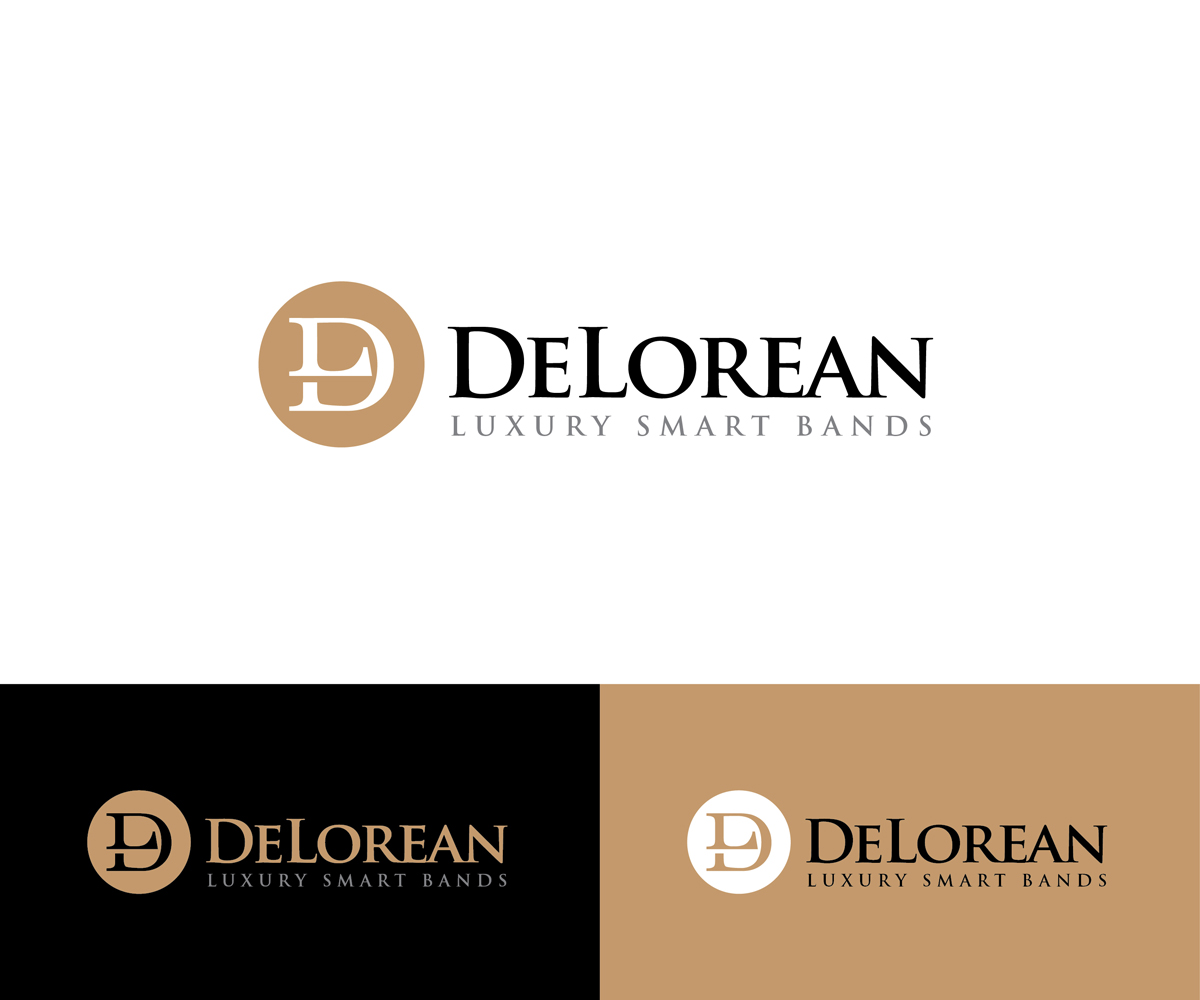 Upmarket, Elegant Logo Design for DeLorean, luxury smart bands by KabhTech Studio | Design #18600882