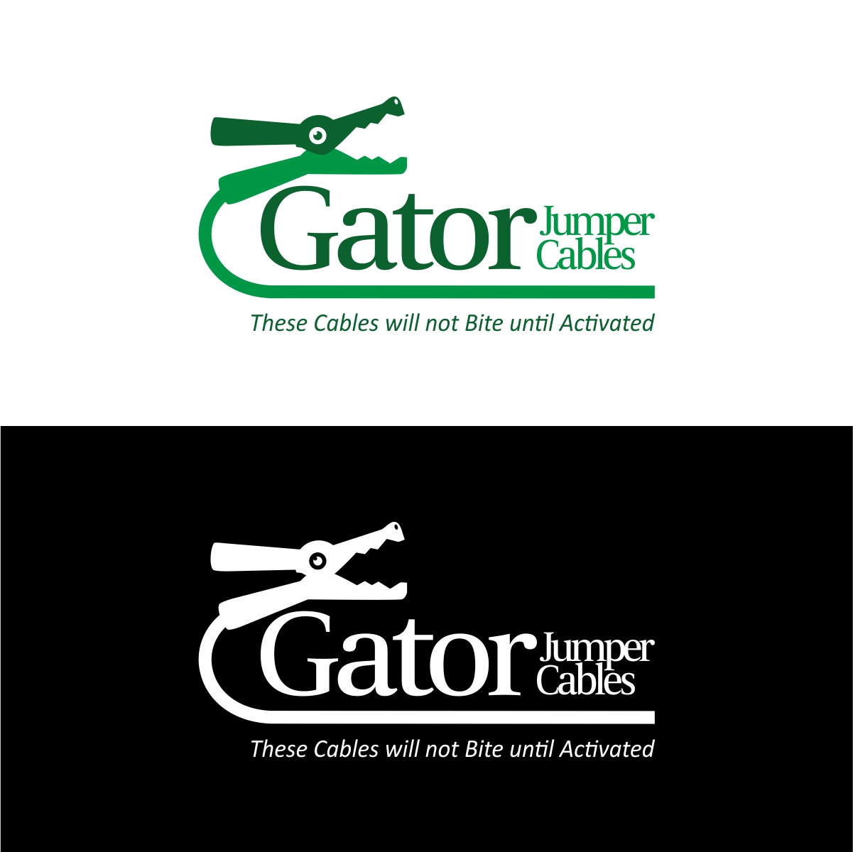Bold, Upmarket, Automotive Logo Design for Gator Jumper Cables "These ...