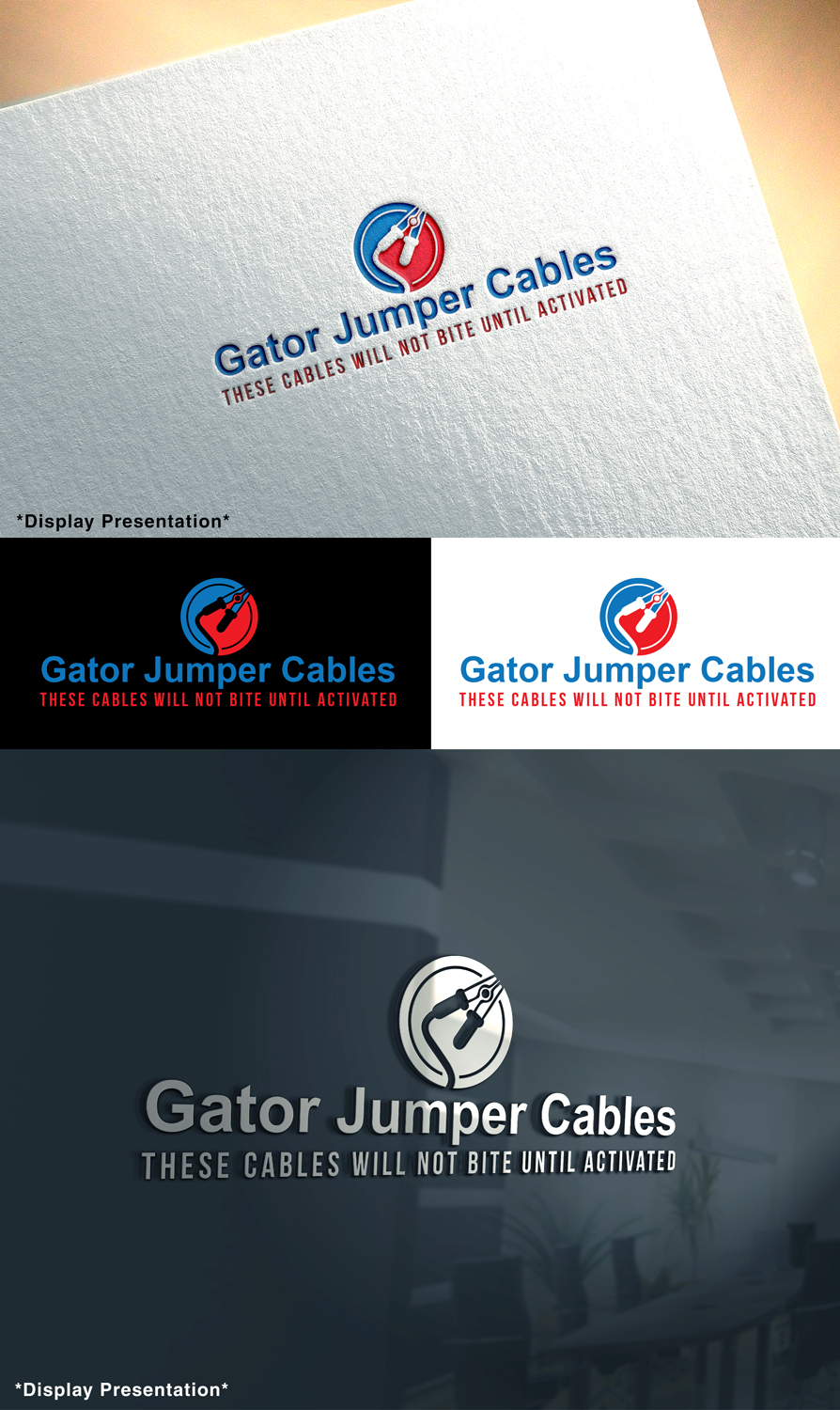 Bold, Upmarket, Automotive Logo Design for Gator Jumper Cables "These ...