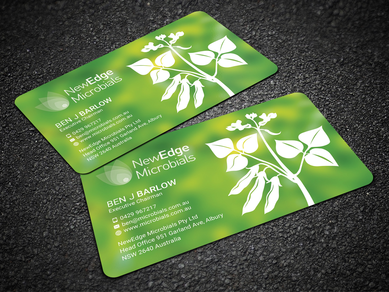 Elegant, Playful, Agriculture Business Card Design for New Edge ...