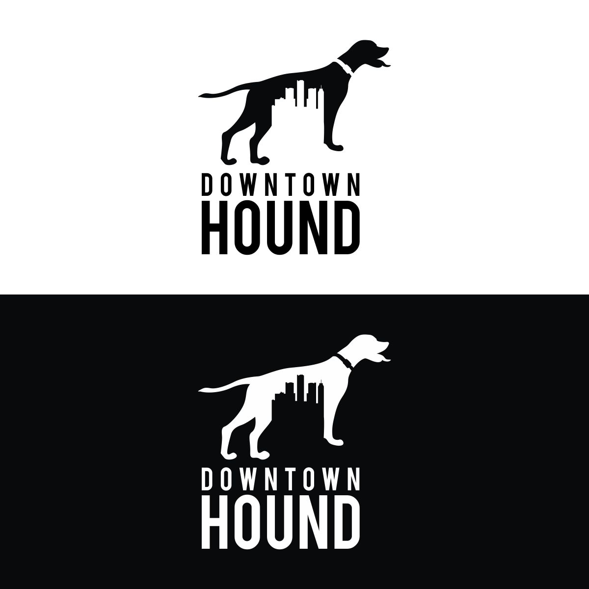 Modern, Playful, Pet Care Logo Design for "Downtown Hound" ( optional ...