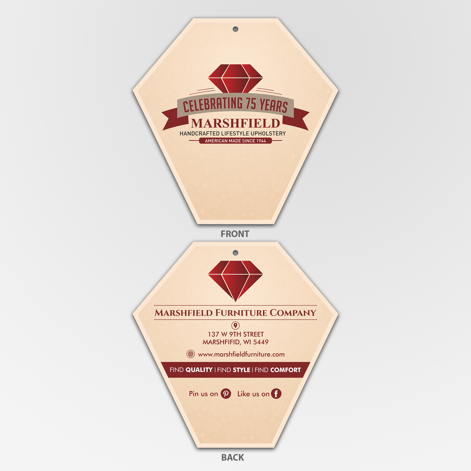 Professional, Upmarket, Home Furniture Signage Design for Marshfield ...