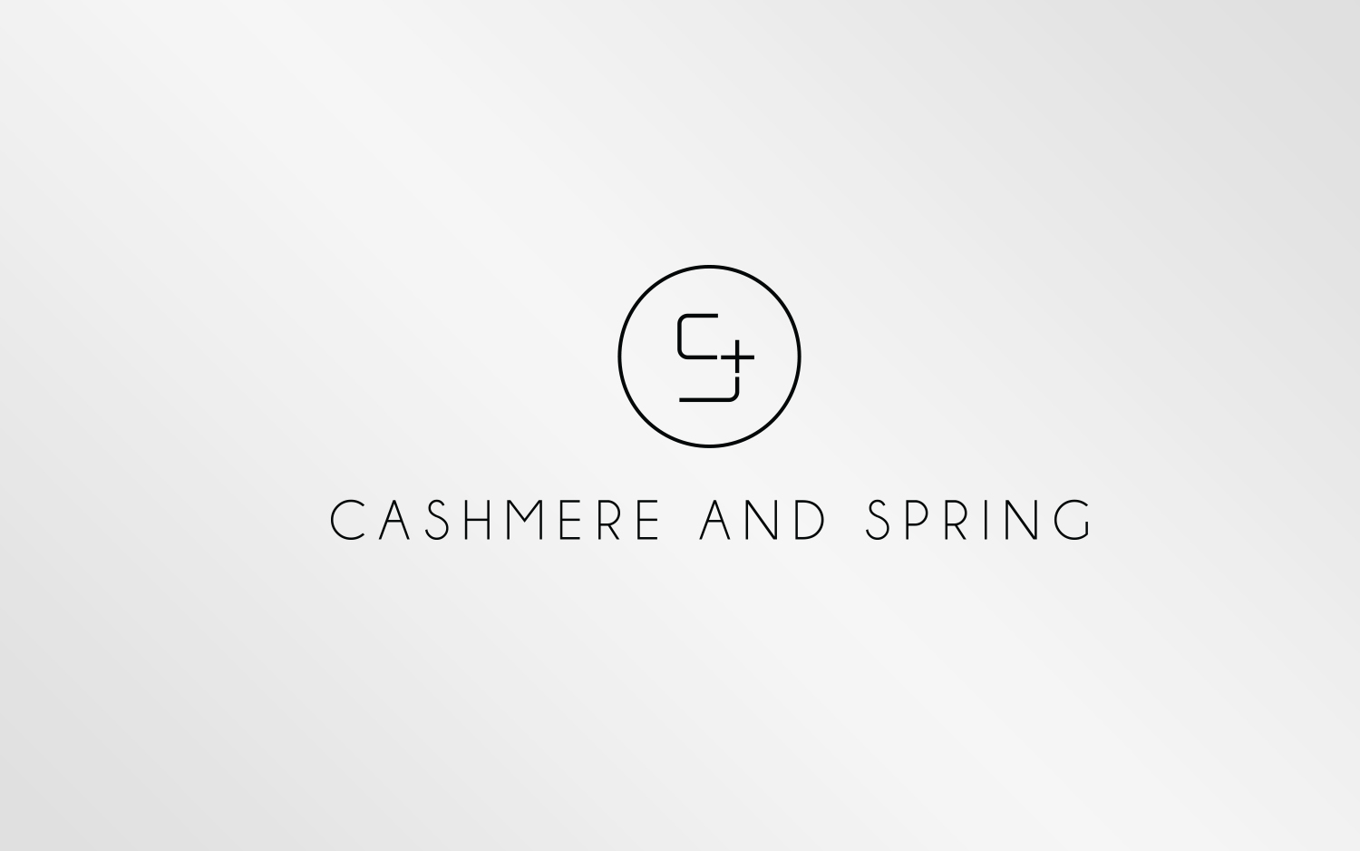 Elegant, Modern Logo Design for cashmere and spring | c & s or c + s by ...