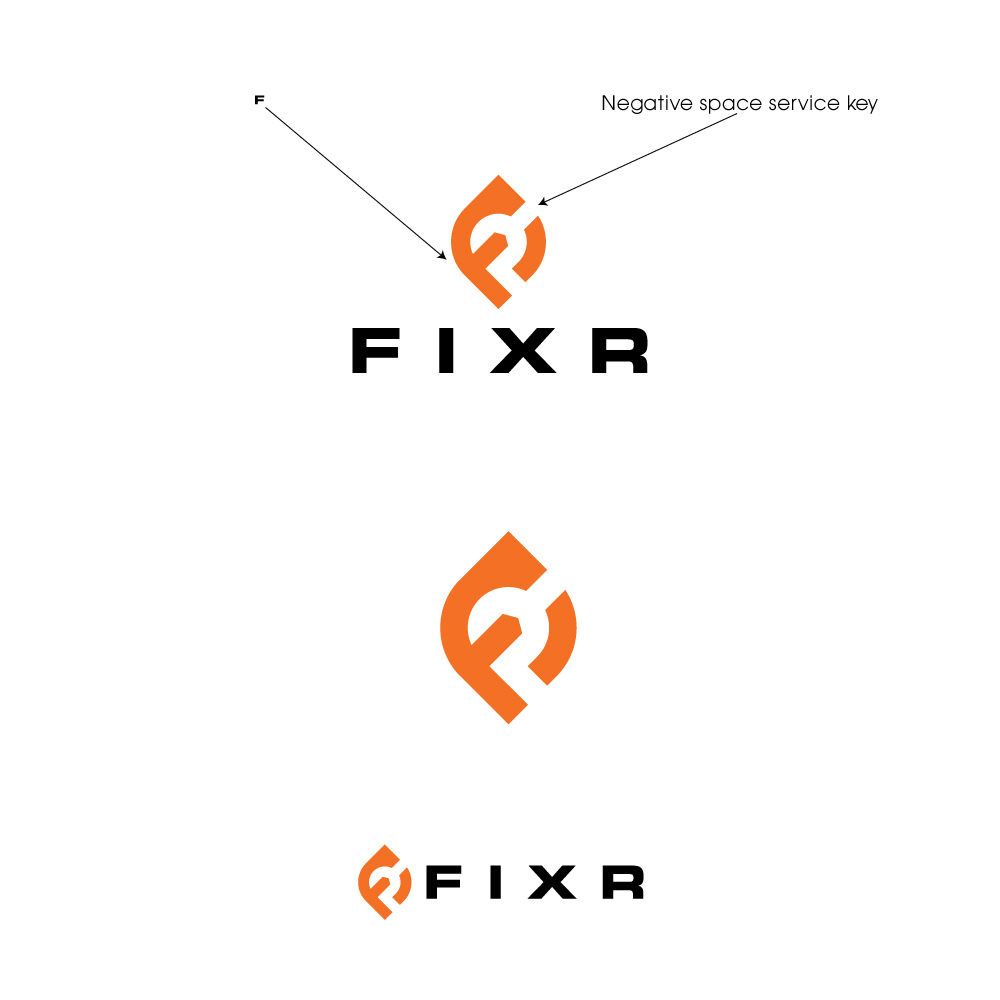 Masculine, Playful Logo Design for FIXR by zule | Design #18643738