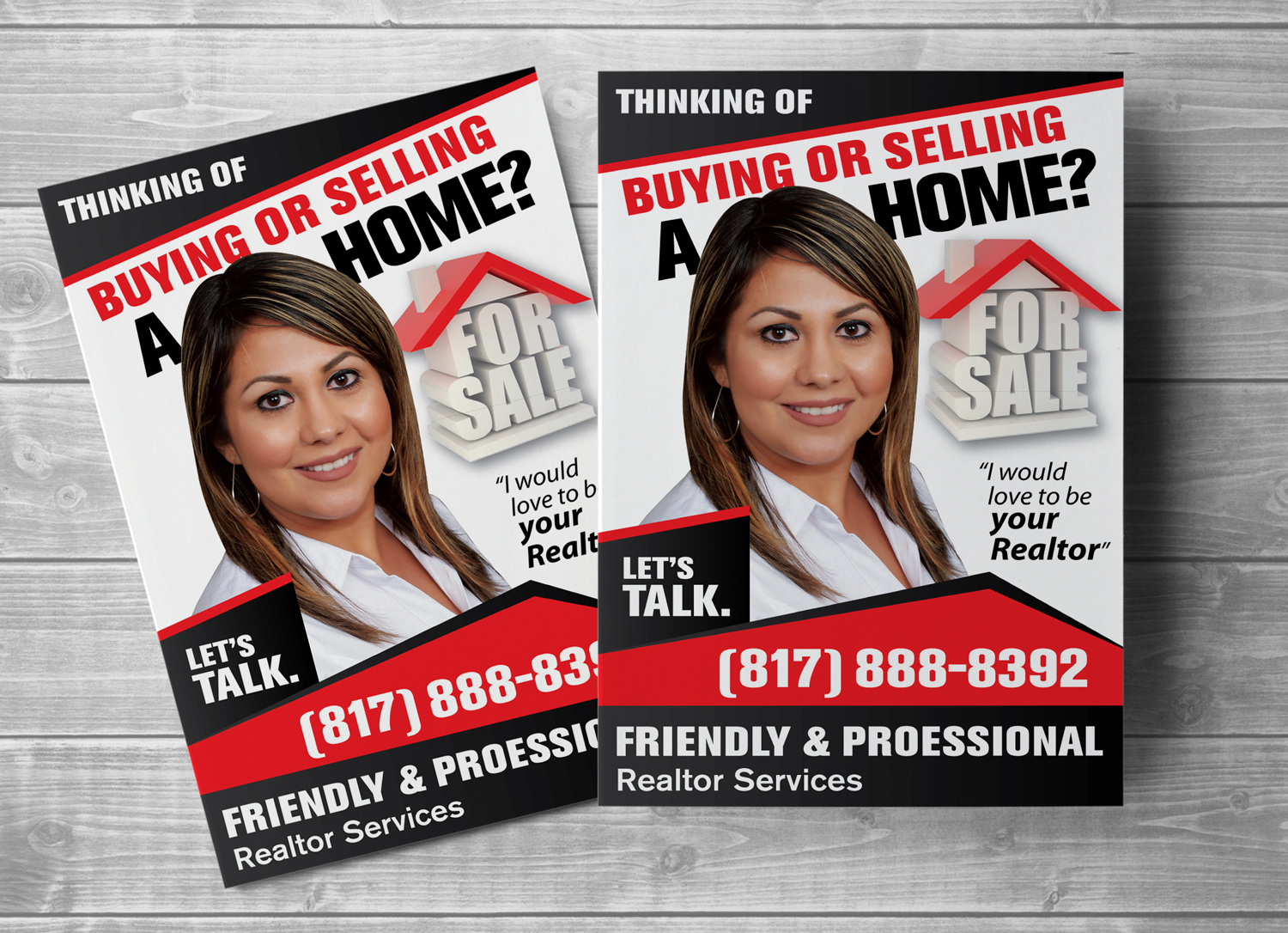Bold, Serious, Real Estate Agent Postcard Design for a Company by ...