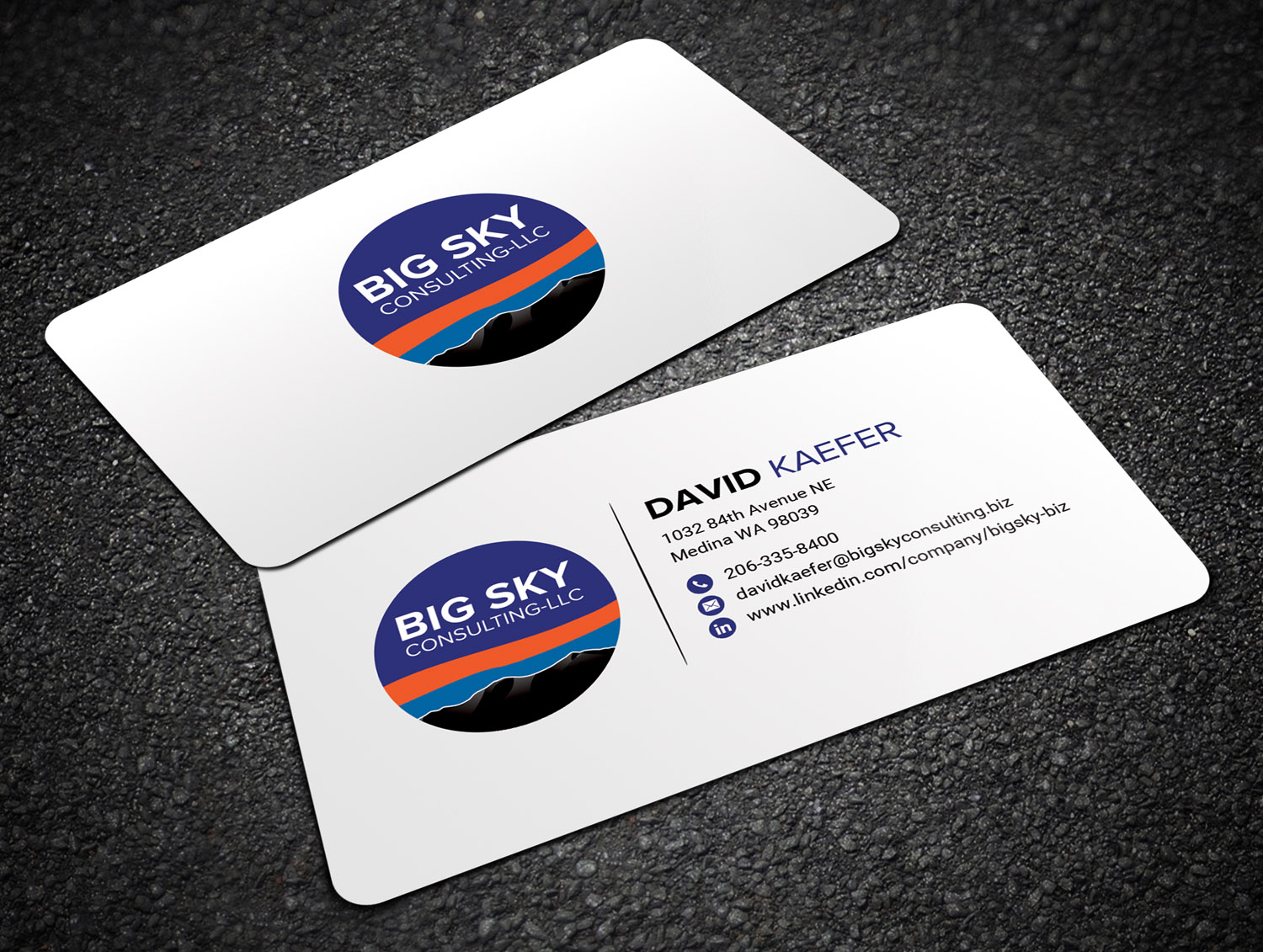 Upmarket, Elegant, Information Technology Business Card Design for Big ...