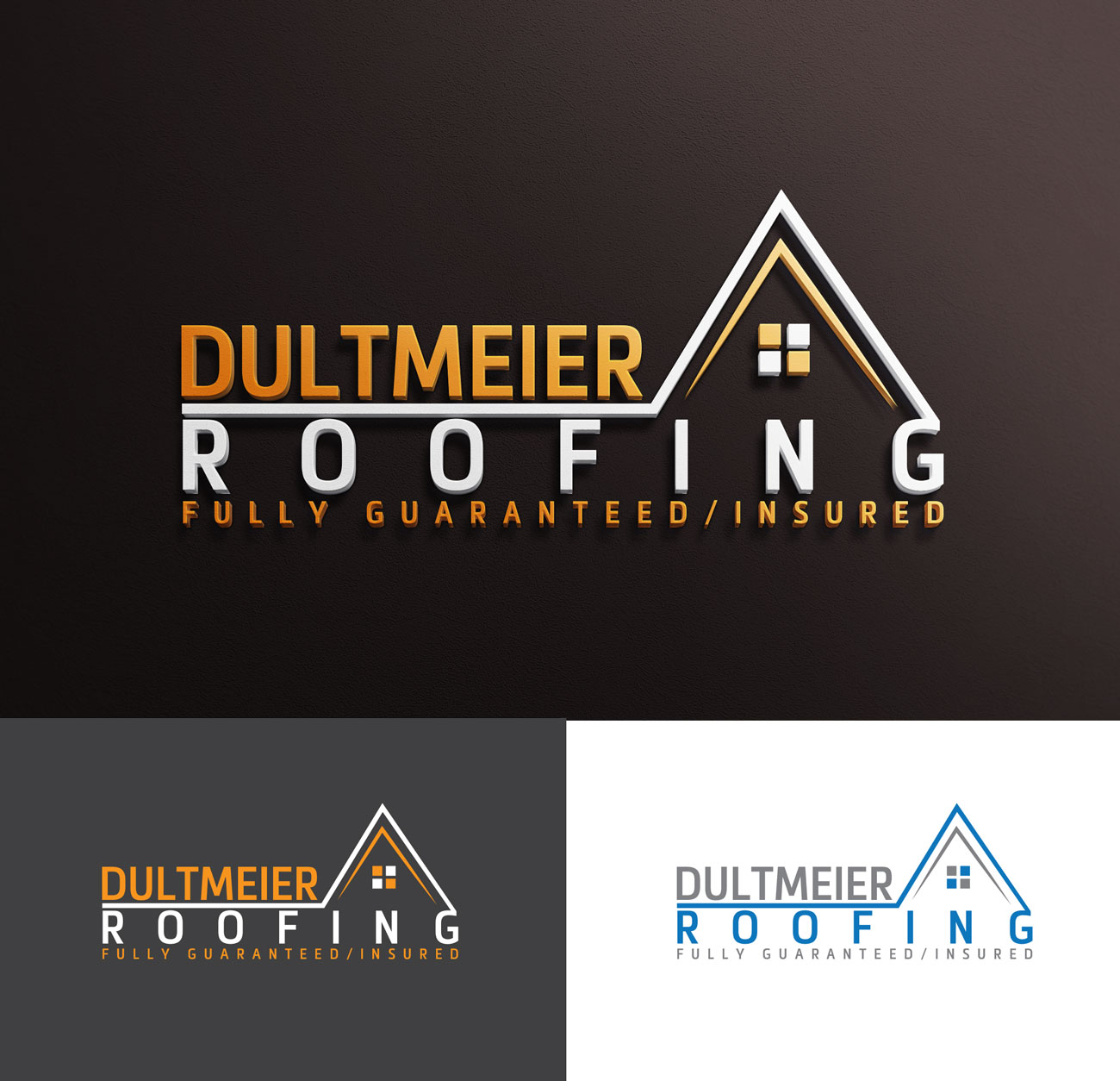 Logo Design for Dultmeier Roofing by Impressive Sol | Design #18670264